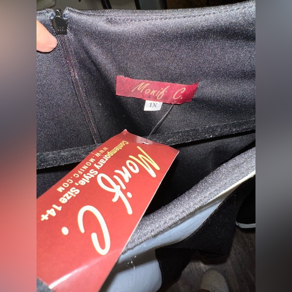 Monif C. | Dresses | Monif C Marcie Black And White Long Sleeve ...